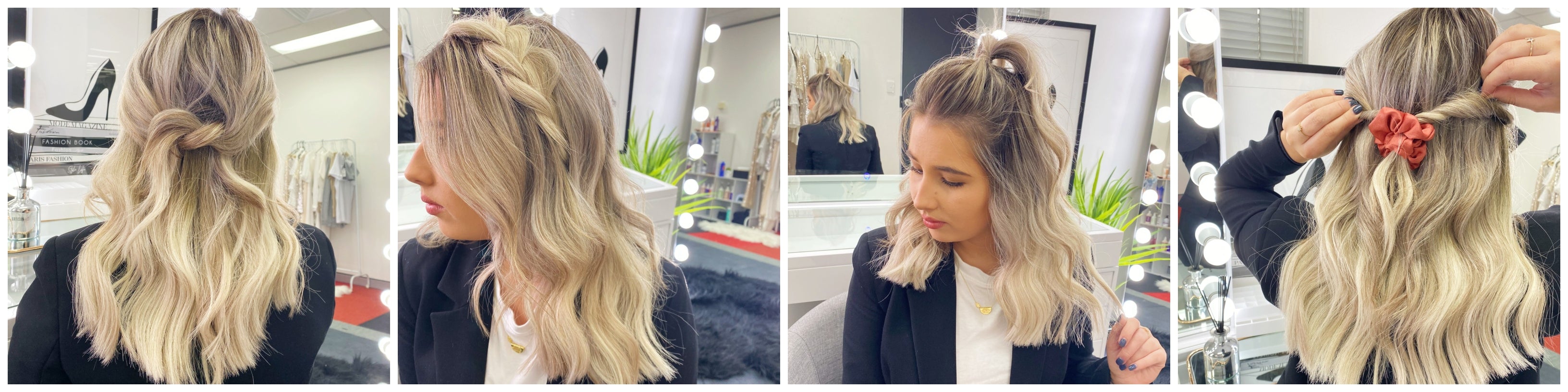Easy Ways To Style Your Halo Extensions – AMR Beauty Group