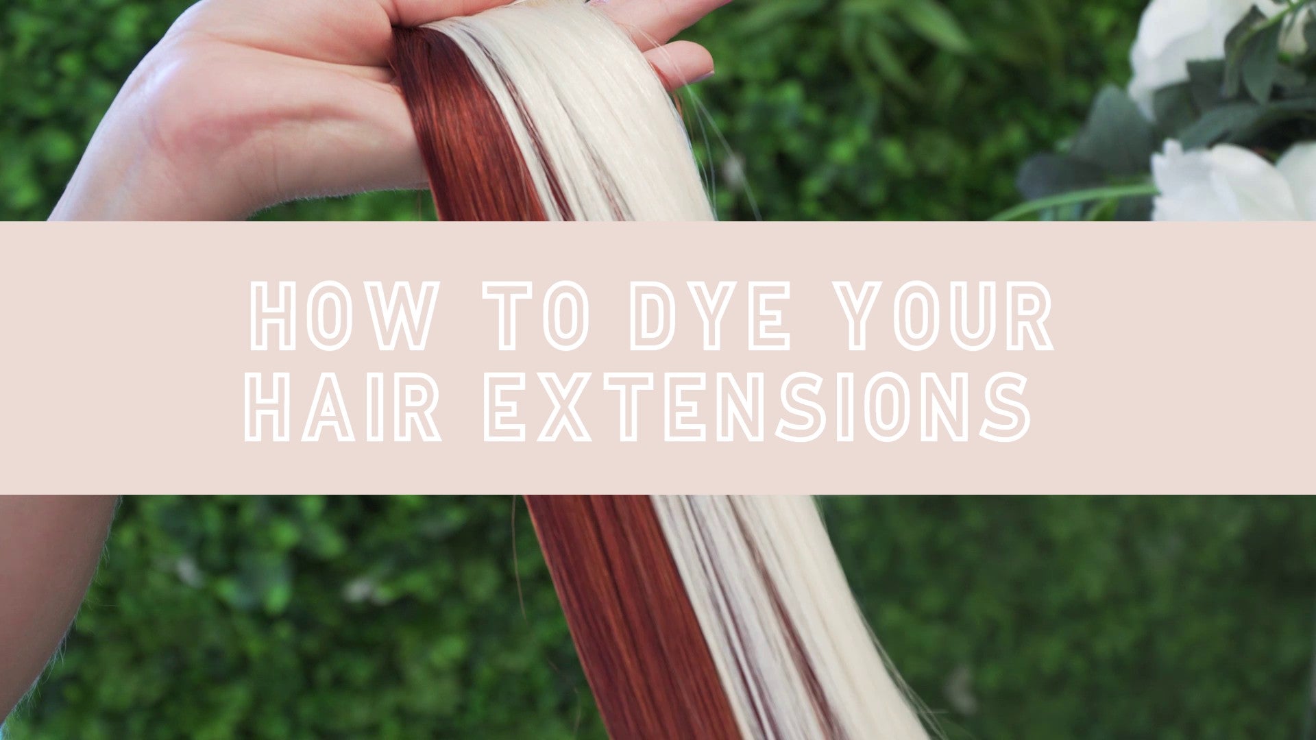 How To Dye Your Hair Extensions – AMR Beauty Group