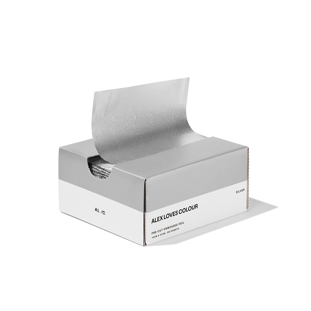 Alex Loves Colour Silver Wide Foils - 15cm x 30cm – AMR Beauty Group