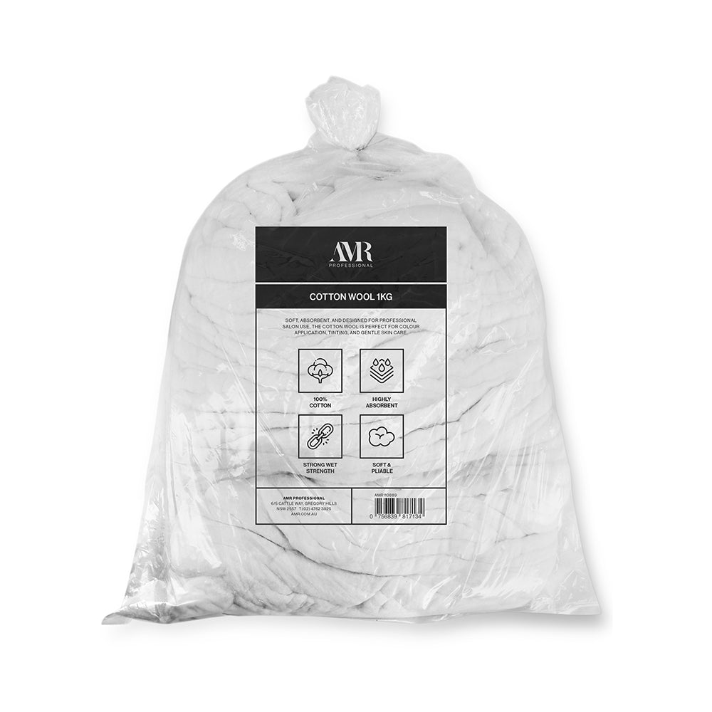 AMR Professional Cotton Wool 1Kg – AMR Beauty Group