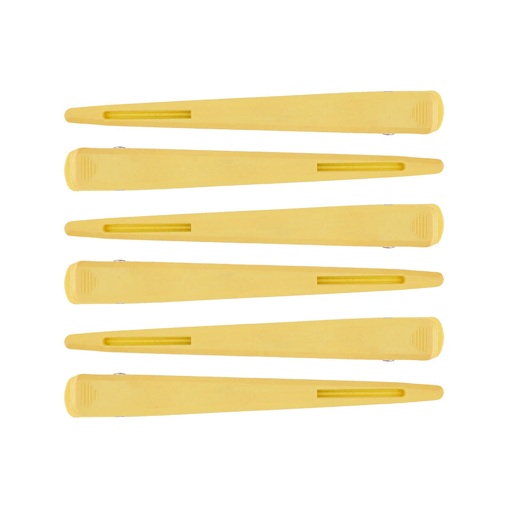 HoldME Tight Sectioning Clips Yellow 6Pk – AMR Hair & Beauty